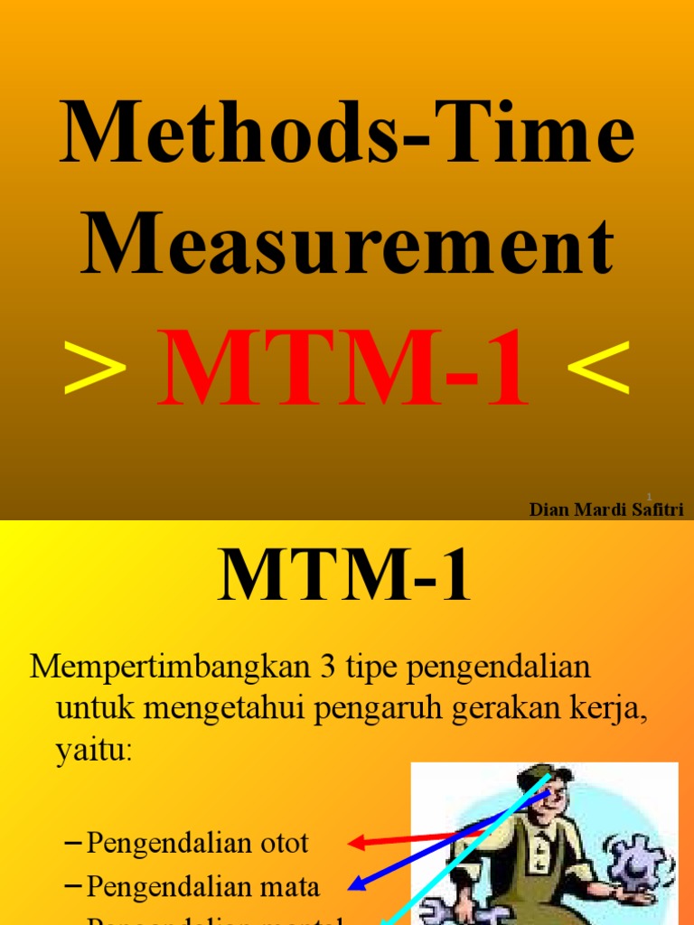 13 Predetermined Time System Methodstimemeasurement | PDF