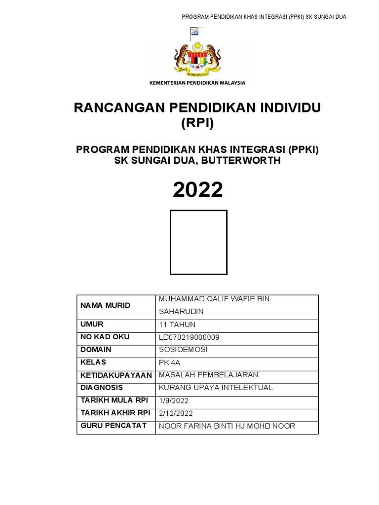 Rpi Wafie SKSD 2022 | PDF