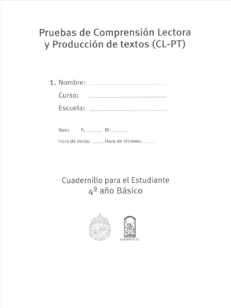 CLPT 4° Básico | PDF