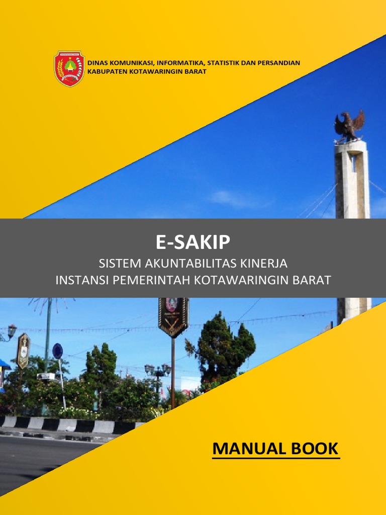 Manual Book E-Sakip PDF | PDF | Bisnis | Pengelolaan Keuangan & Uang