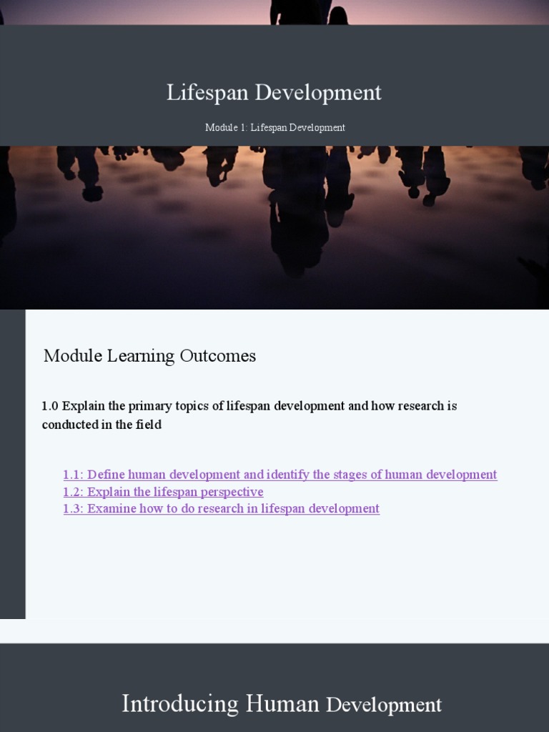 Understanding Lifespan Development | PDF | Developmental Psychology ...