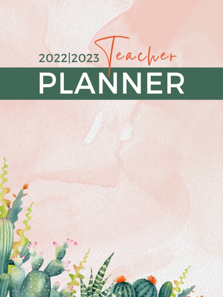 Annual Teacher Planner 2022-2023 | PDF