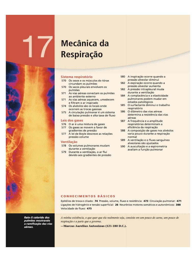 1 - Mecânica Respiratória - Fisiologia Humana - Uma Abordagem Integrada ...