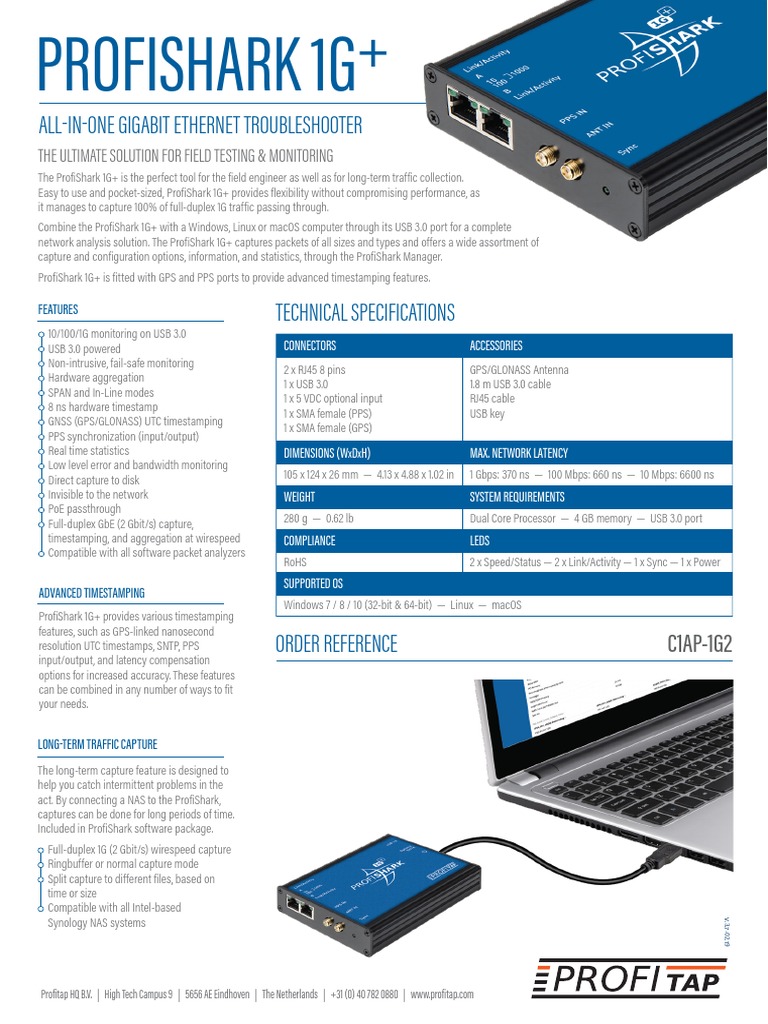 ProfiShark 1G Plus Datasheet | PDF | Usb | Electrical Engineering ProfiShark 1G Plus Datasheet | PDF | Usb | Electrical Engineering