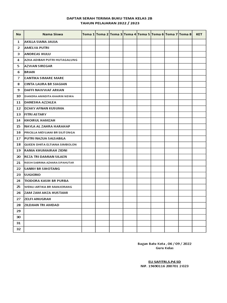 Serah Terima Buku | PDF