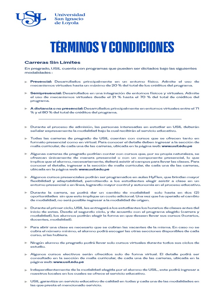 Terminos y Condiciones PDF | PDF | Informática