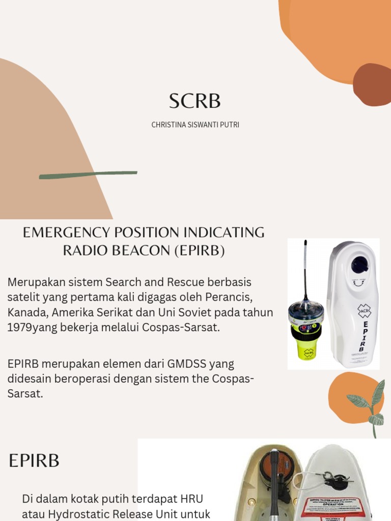 SCRB EPIRB, SART, PIROTEKNIK | PDF