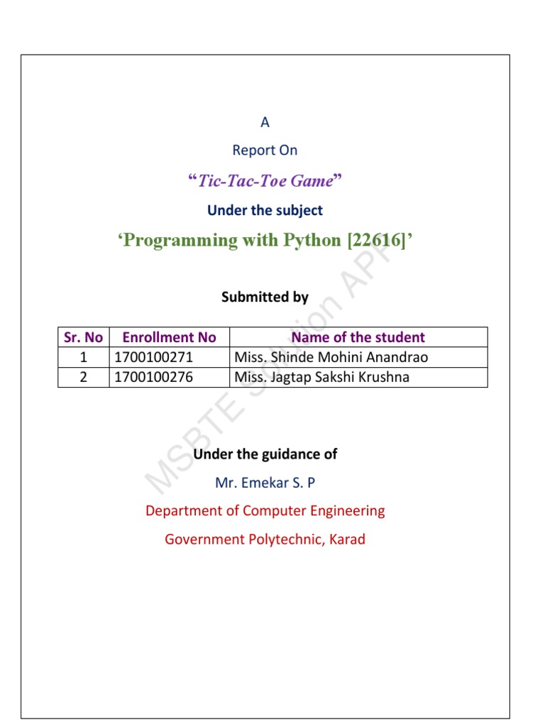 Python Microproject | PDF | Computer Programming | Computing