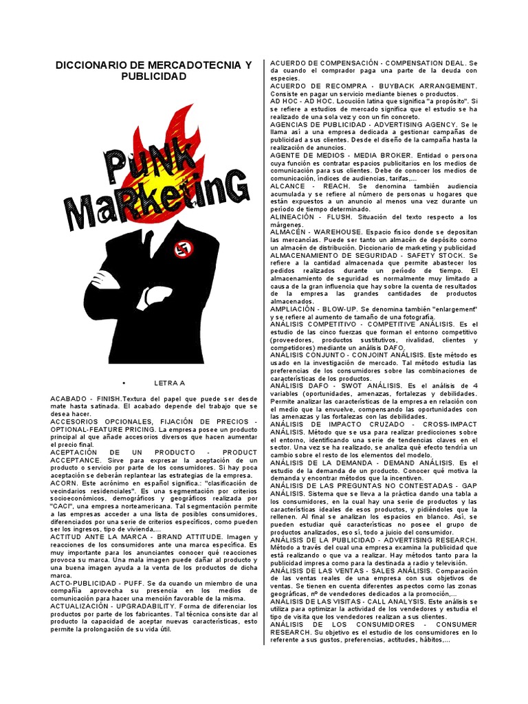 Conceptos de Merca Sintetizados | PDF | Marketing | Publicidad