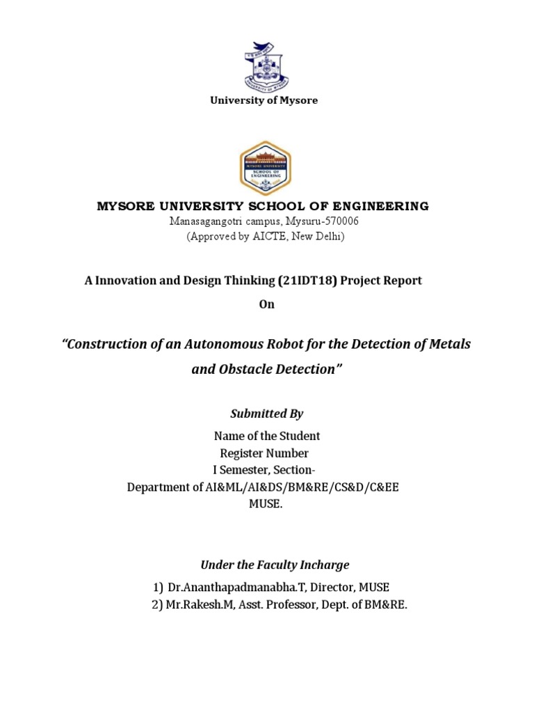 IDT Report Format Template | PDF