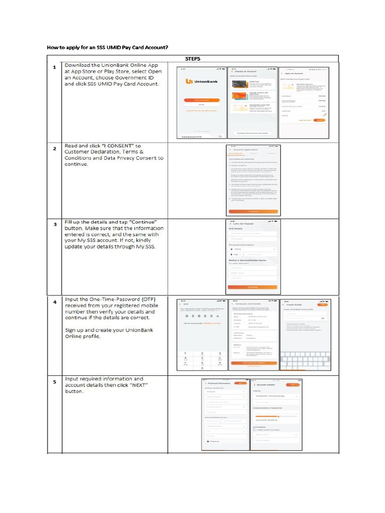 How To Open UBP Account PDF | PDF