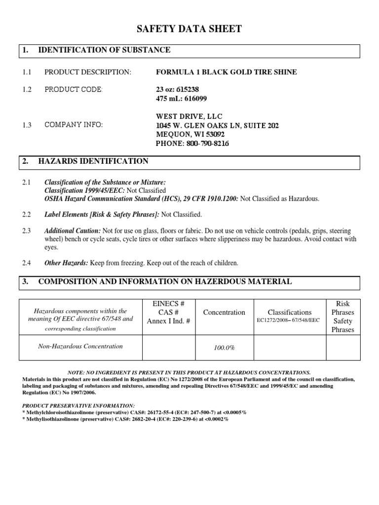 Black Gold | PDF | Toxicity | Dangerous Goods
