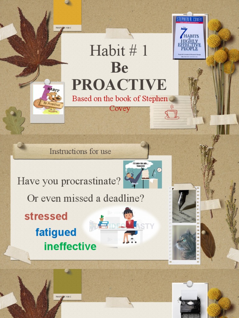 Be Proactive | PDF | Color | Blue