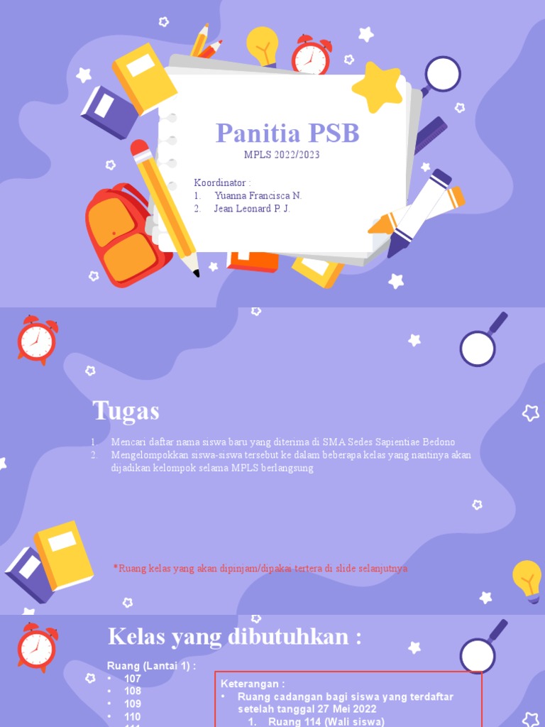 ppt panitia psb | PDF