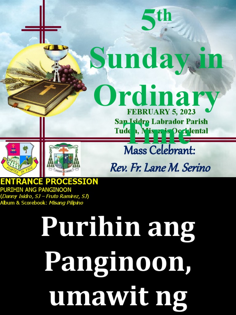 5th Sunday in Ordinary Time | PDF
