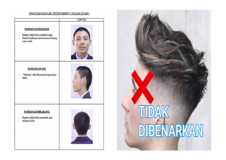 Peraturan Rambut Pelajar Lelaki | PDF