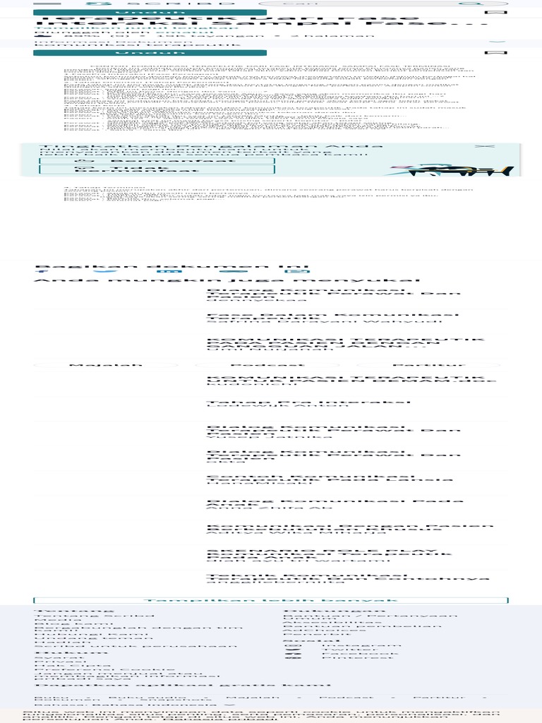 Contoh Komunikasi Terapeutik Dari Fase Interaksi Sampai Fase Terminasi ...