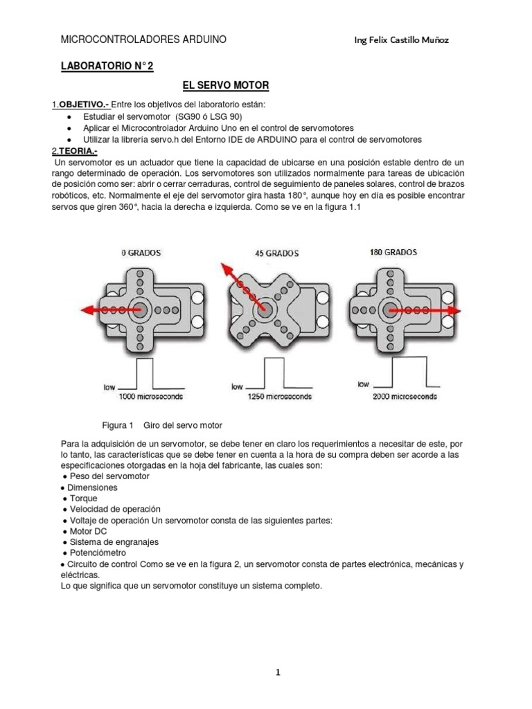 LAB 2 Arduino PDF | PDF | Arduino | Ciencias de la Computación