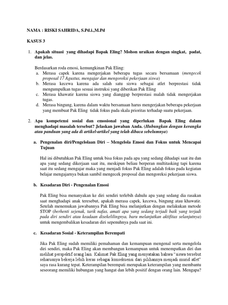 Kasus 3 Modul 2.2 | PDF
