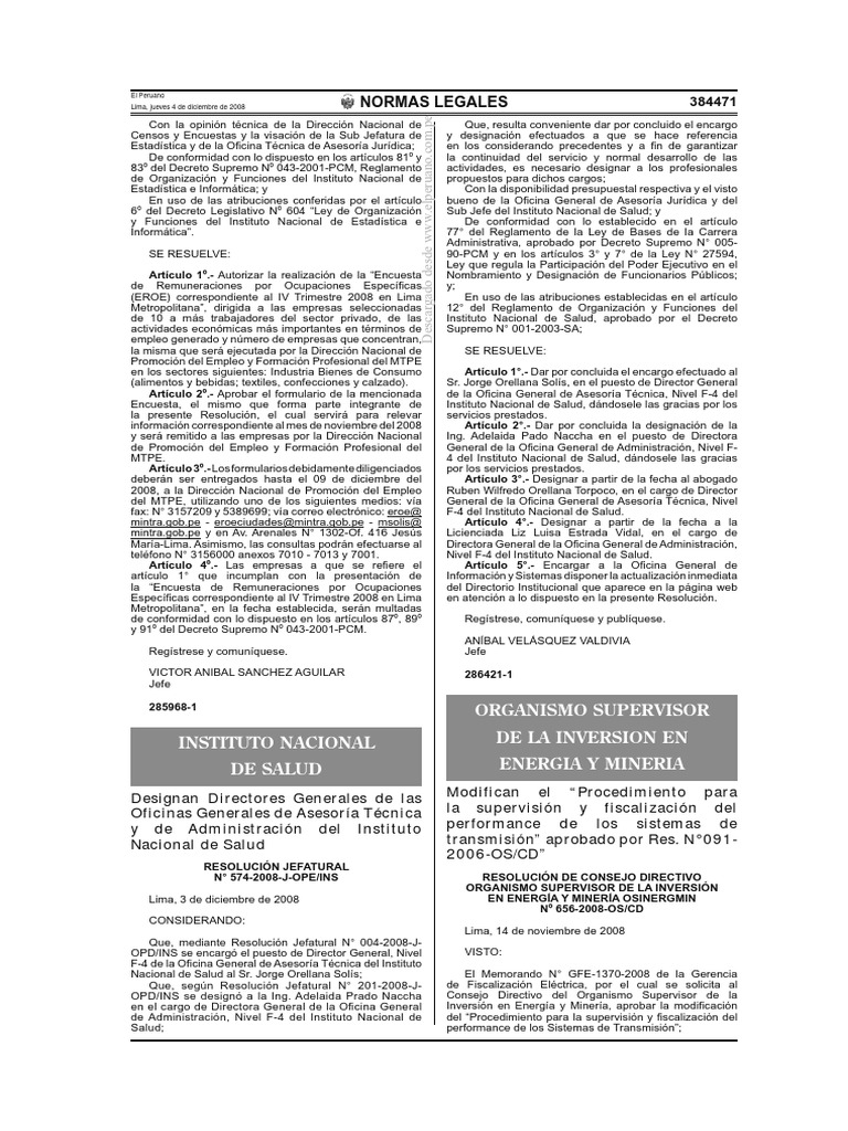 MOD 091 - Res - N - 656-2008-OS-CD | PDF | Transmisión de energía eléctrica | Red eléctrica