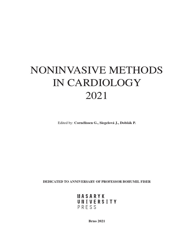 Noninvasive Methods in Cardiology 2021 PDF | PDF | Leptin | Adipose Tissue