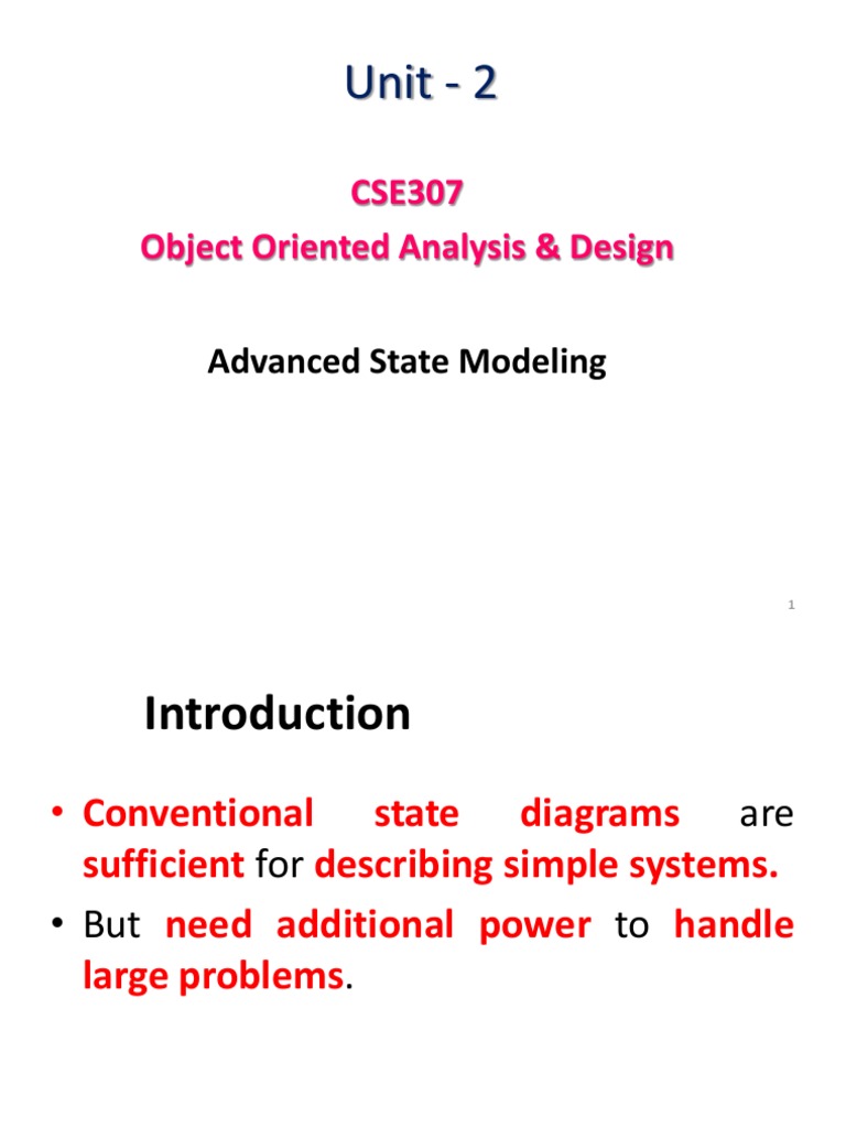 3.1.advanced State Modeling Concepts | PDF | Class (Computer ...
