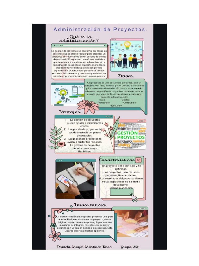 A1.2 (A1.6) Infografia de La Admon de Proyectos | PDF