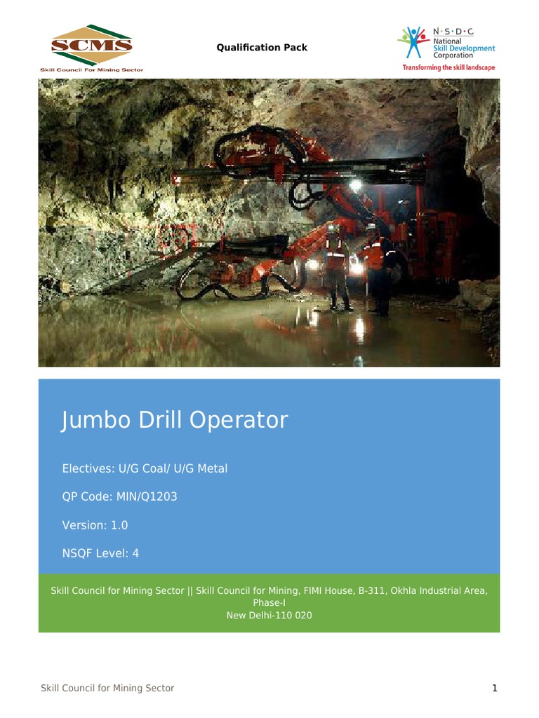 MIN - Q1203 - v1.0 - Jumbo Drill Operator - 09.02.2022 PDF | PDF ...