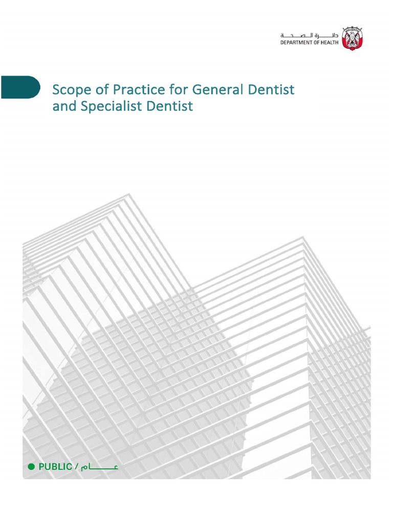 Dental Scope of Practice Overview | PDF | Dentistry | Periodontology