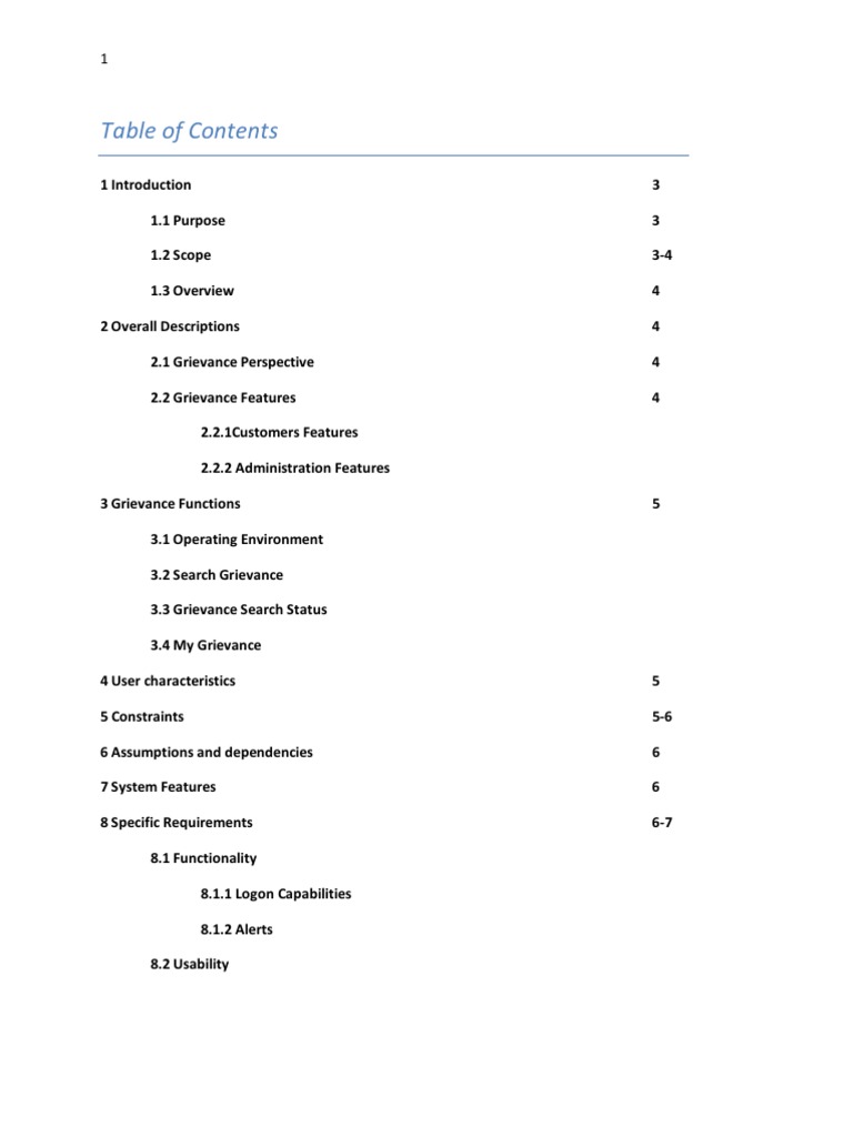 SRS Grievance Cell | PDF