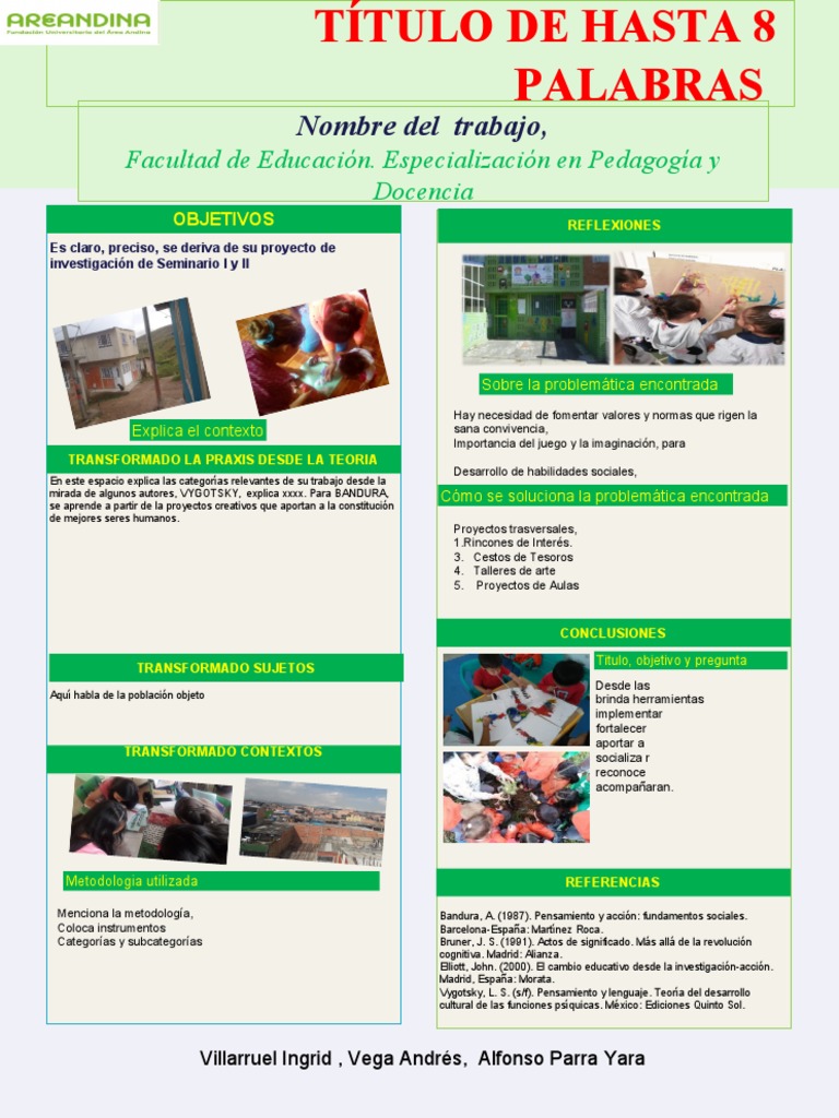 POSTER Ejemplo-2 | PDF | Ciencia cognitiva | Cognición