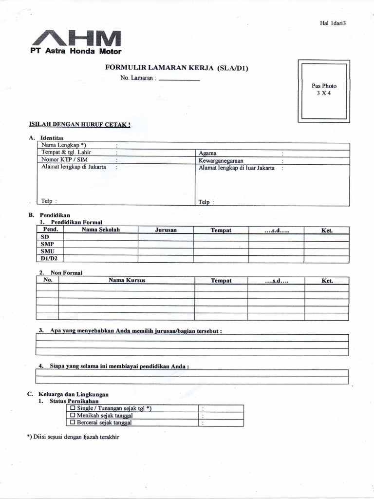 FLK Pt. Astra Honda Motor | PDF