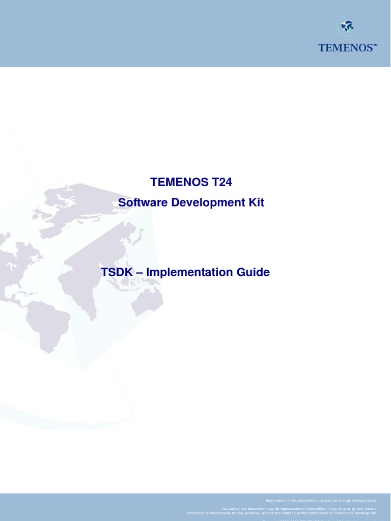 TSDK Implementation Guide | PDF | Method (Computer Programming) | Class (Computer Programming)