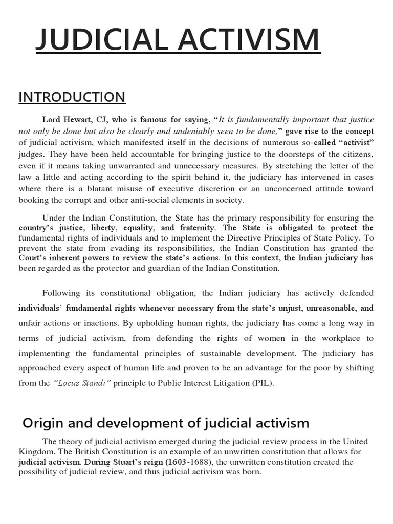 Lord Hewart | PDF | Supreme Court Of India | Judiciaries