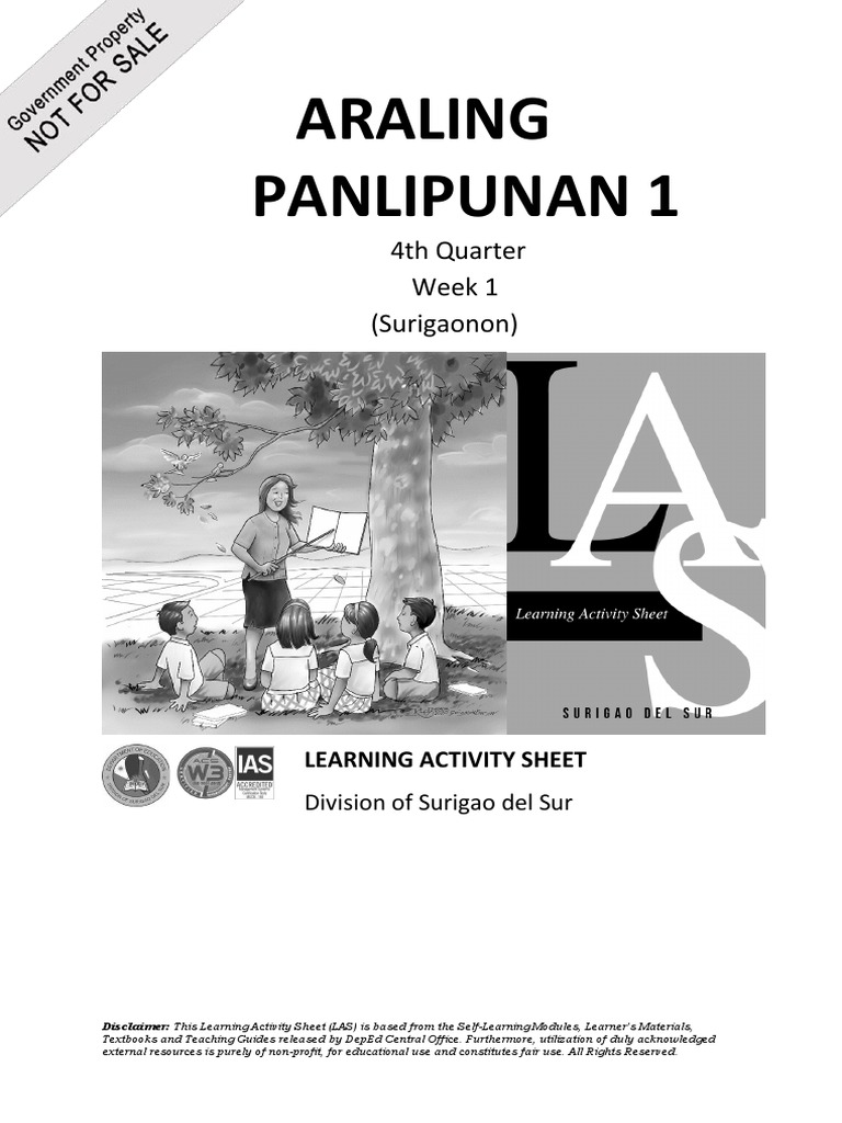 Aralpan2 q4 Week1 V4-Surigaonon | PDF