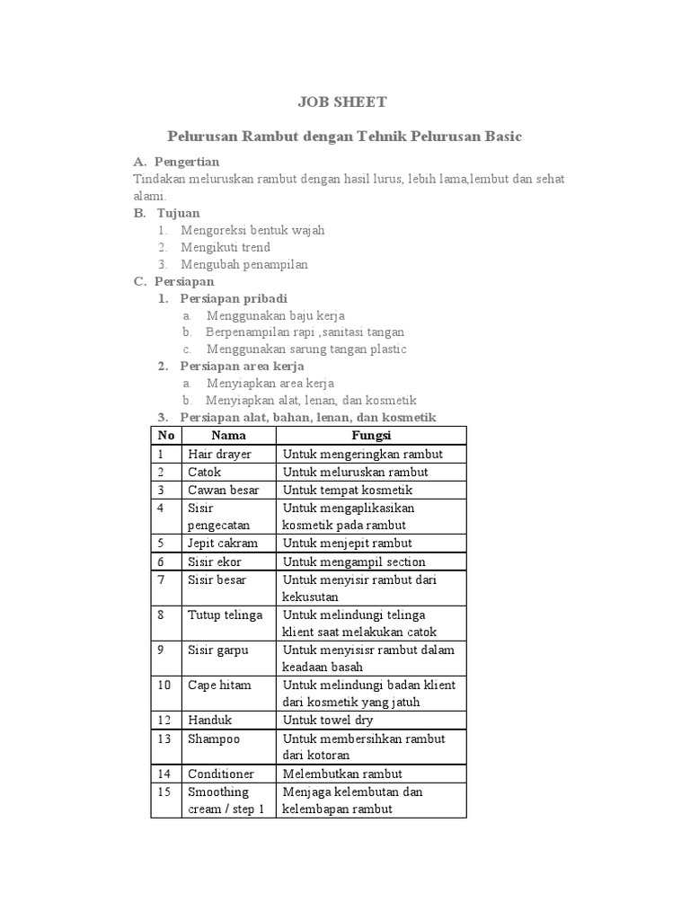 JOB SHEET Hdskcxaskxn | PDF