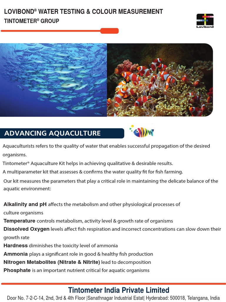 Lovibond Water Testing & Colour Measurement: Tintometer India Private ...