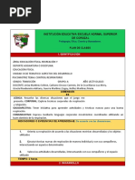 Plan de Clases: Números Ordinales 1° | PDF | Cognición | Aprendizaje