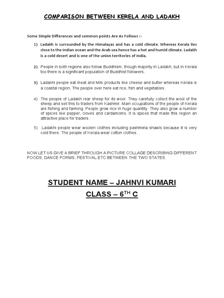 Some Simple Differences and Common Points Are As Follows PDF | PDF