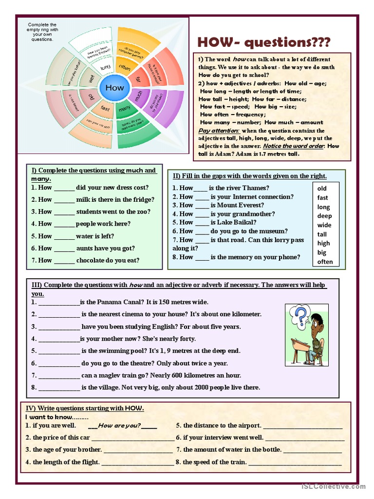 HOW Questions | PDF | Foreign Language Studies