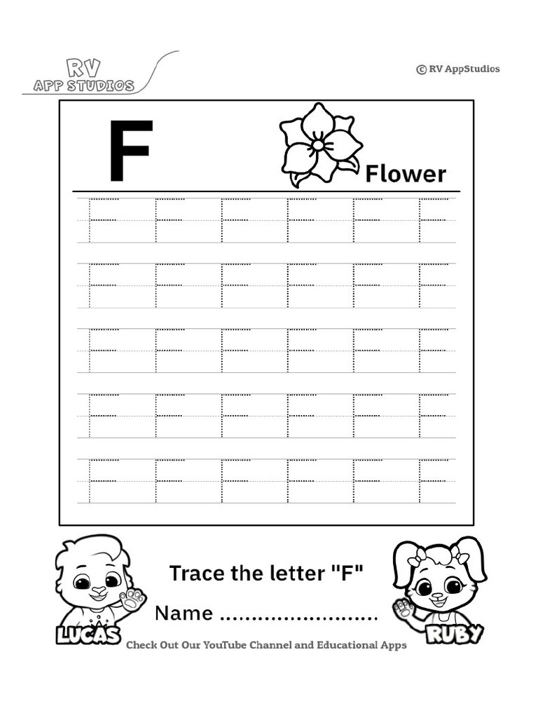 174 Uppercase Letter Uppercase Letter F PDF | PDF