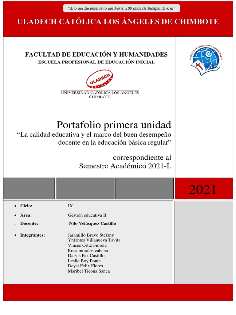 Portafolio IU Este | PDF | Enseñando | Calidad (comercial)