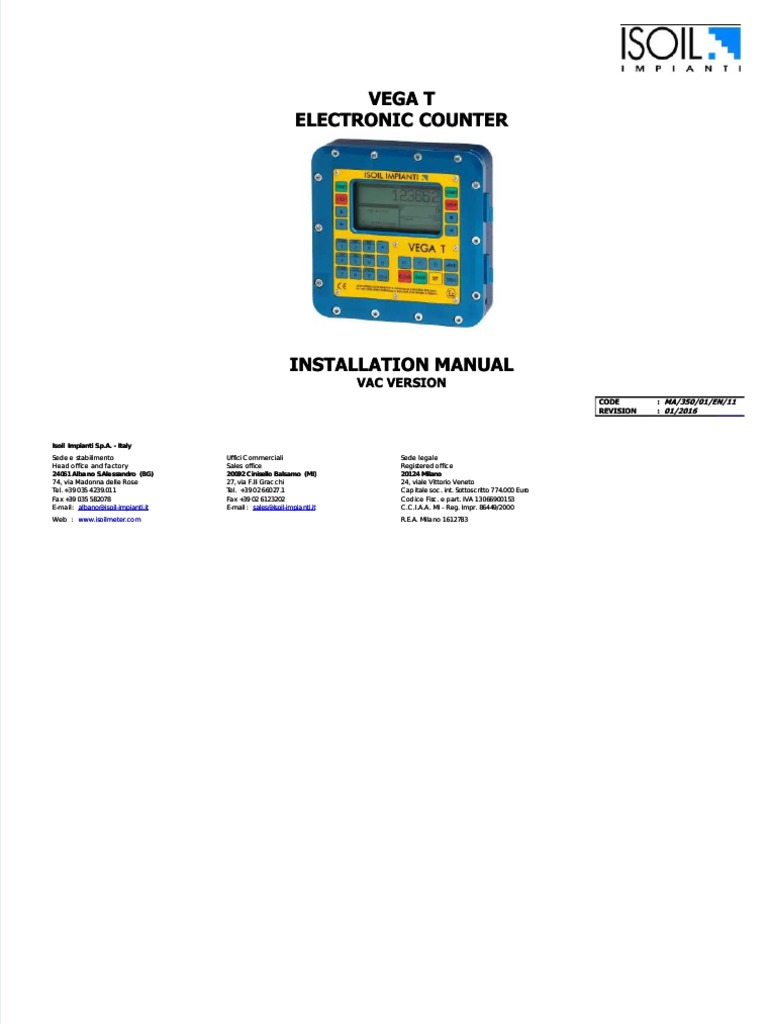 417 Batch Controller Installation Manual | PDF