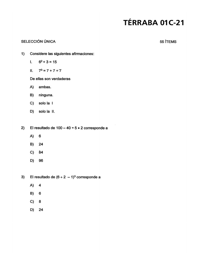 Examen 3 Terraba | PDF