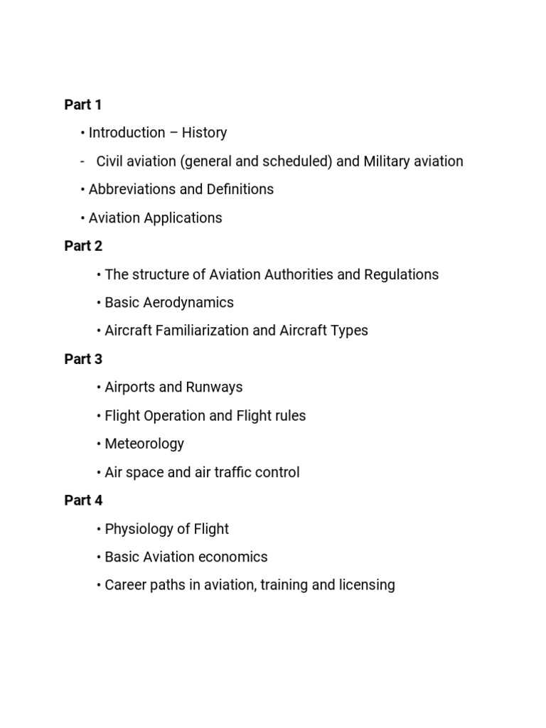 Fundamentals of Aviation | PDF | History