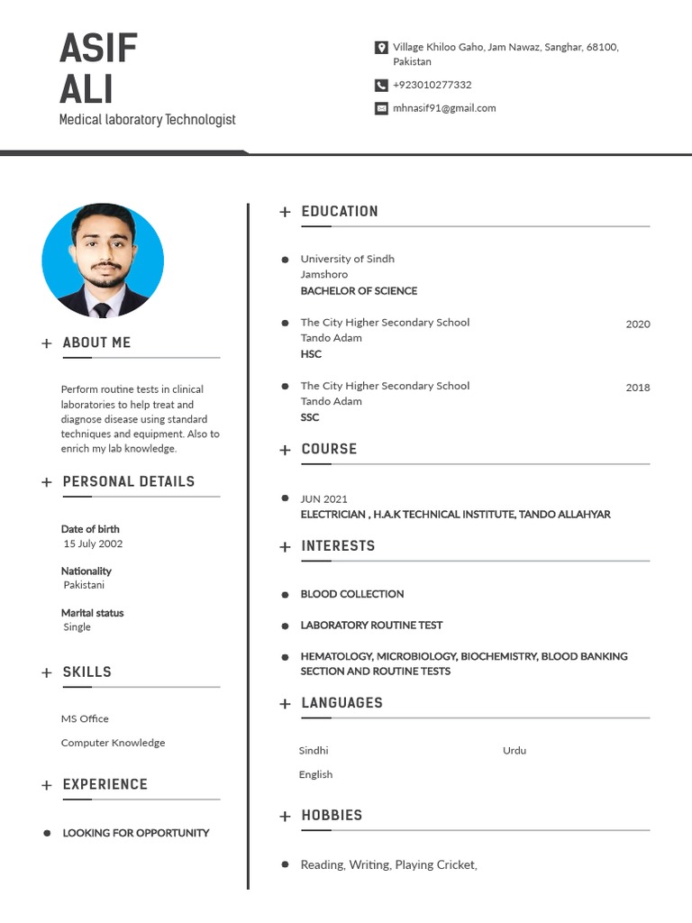MHN Asif CV Resume-1 | PDF
