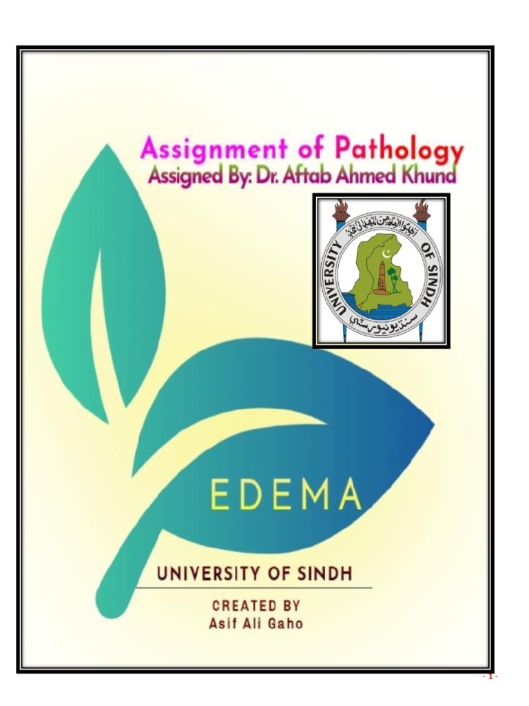 Understanding Edema Pathophysiology | PDF | Edema | Lymph