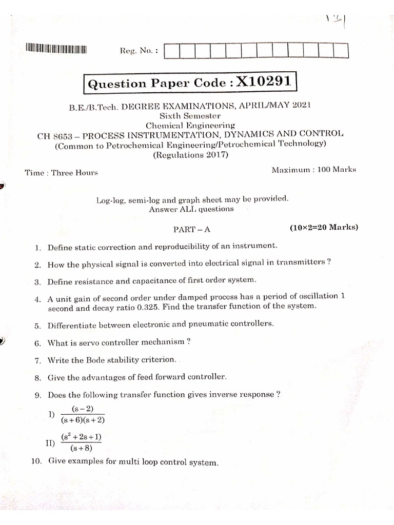 PIDC Univ QP 2021 | PDF