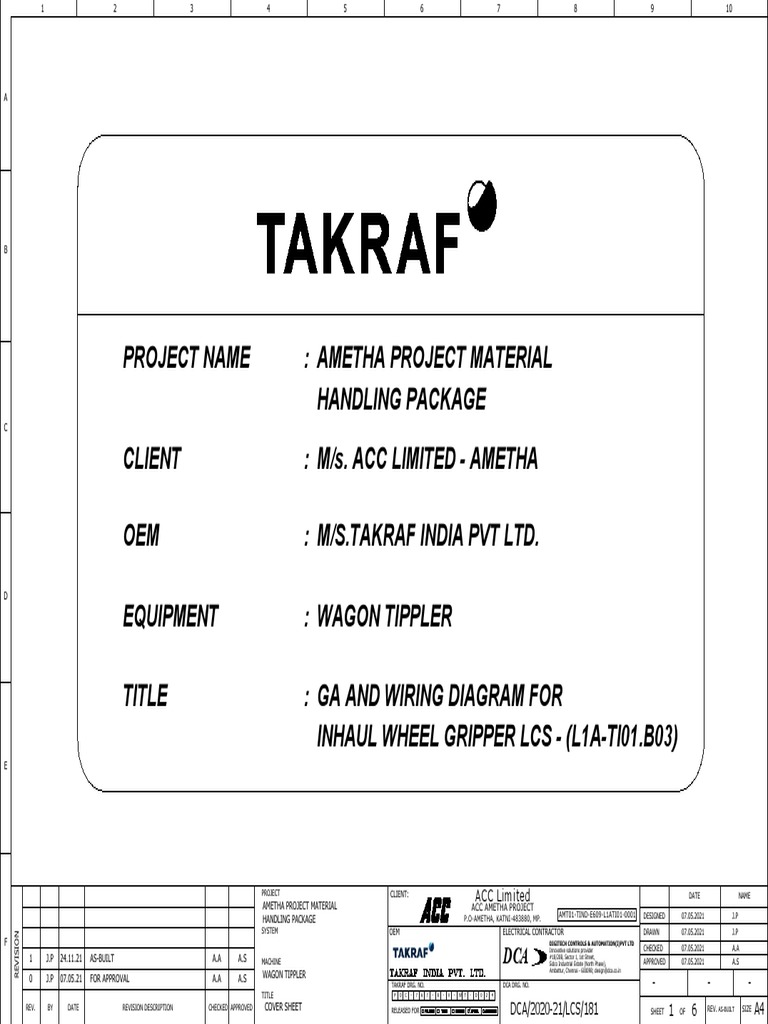 JOB NO 181_INHAUL WHEEL GRIPPER_LCS | PDF | Manufactured Goods