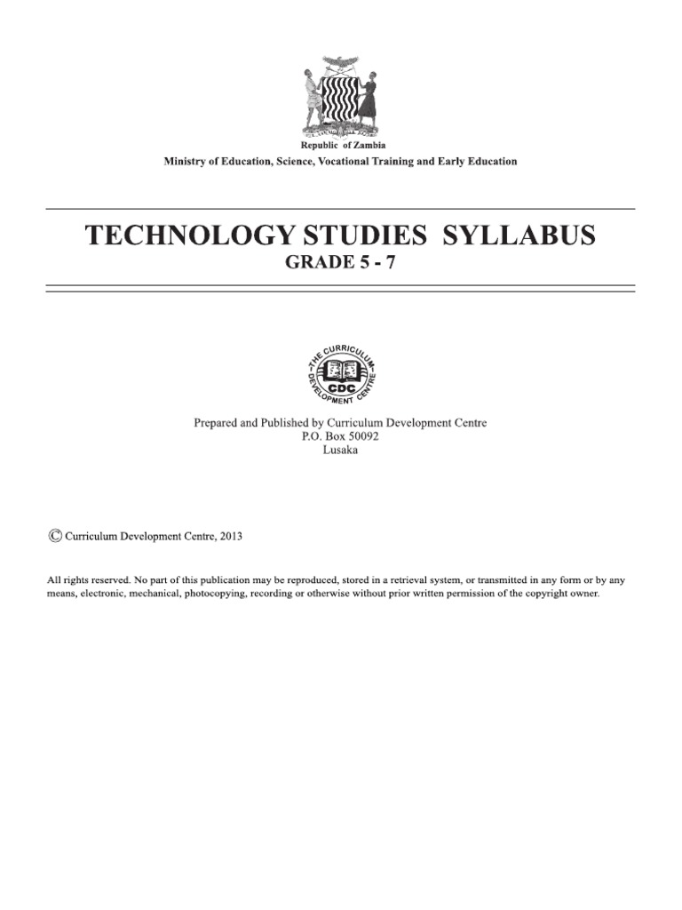 Tech Studies 5 7 PDF | PDF